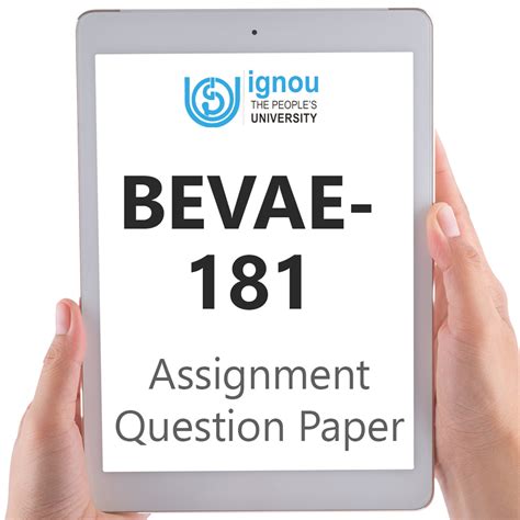 Ignou Bevae 181 Assignment Question Paper Download 2022 23