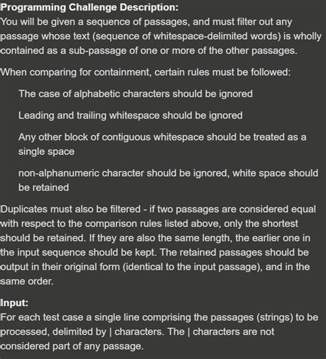 Solved Programming Challenge Description You Will Be Given Chegg