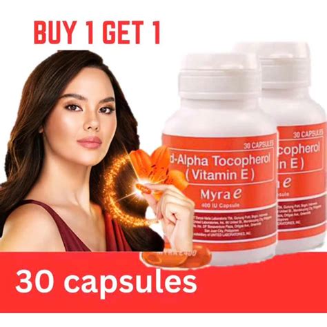 Myra E 400 Iu Vitamin E 30 Capsules Shopee Philippines