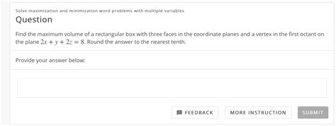 Solved Solve Maximization And Minimization Word Problems