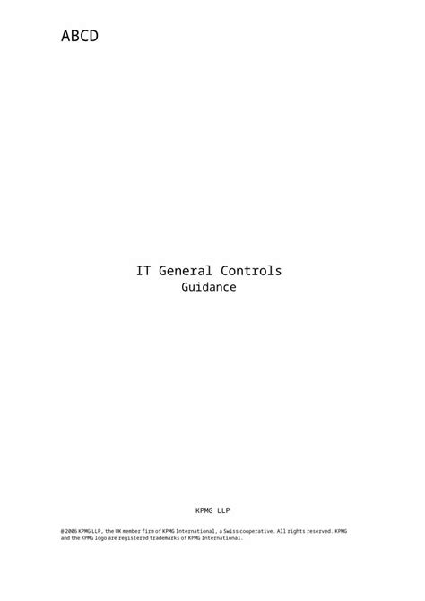 Doc Itgc Guidance 2 Dokumen Tips