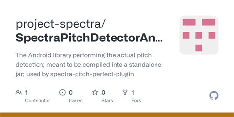 Github Project Spectra Spectrapitchdetectorandroid The Android Library Performing The Actual