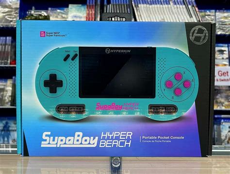 Hyperkin Supaboy Hyper Beach Limited Edition Plays Snes Games
