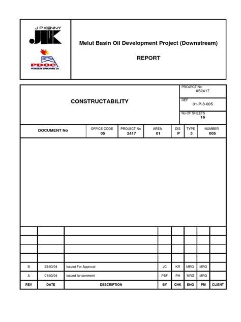 Constructability Report For Pipeline Project Pdf Pipeline Transport