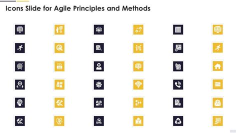 Icons Slide For Agile Principles And Methods Demonstration Pdf