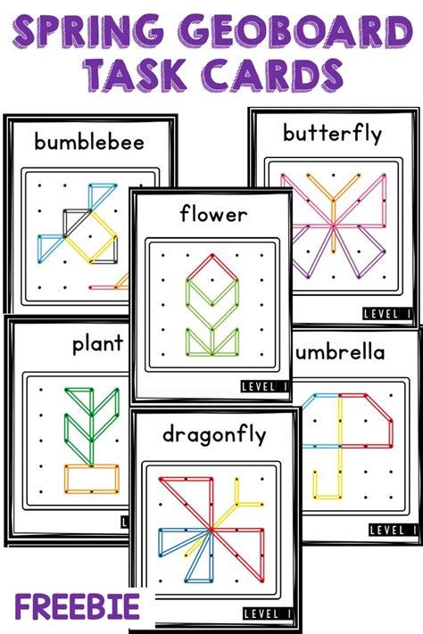 Printable Geoboard Pictures Color4