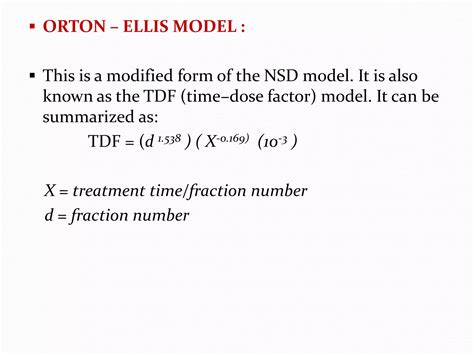 Linear Quadratic Model Ppt Pptx