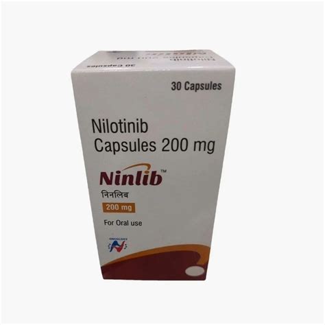 Nilotinib 200mg Capsules At ₹ 4380box In Nagpur Id 2858147634930
