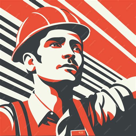 Portrait Of A Worker Vector Illustration Flat 2 Premium Ai Generated Vector