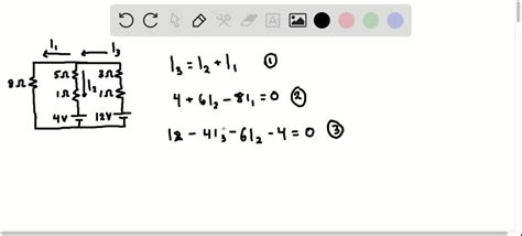 A Determine The Current In Each Branch Of The Circuit Shown In Figure P Numerade