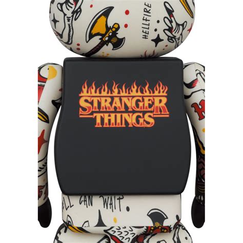 100 400 Hellfire Club Stranger Things Bearbrick Created By Netflix