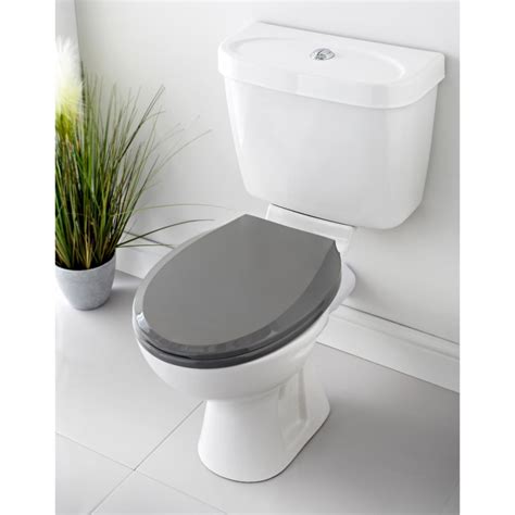 Grey Soft Close Toilet Seat Toilet Seats Bandm Stores