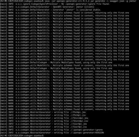 How To Generate Jmeter Client Using Swagger Code Gen Stack Overflow
