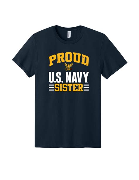 Proud Us Navy Sister T Shirt Navy Oak And Liberty