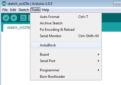 Arduino Ide Tools Menu Ardublock Tronixstuff Com