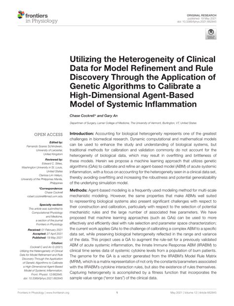 Pdf Utilizing The Heterogeneity Of Clinical Data For Model Refinement And Rule Discovery
