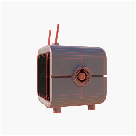 Square Robot 3d Model By Simple3d