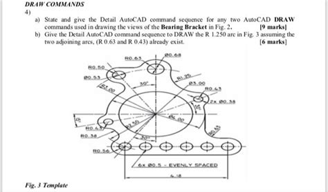 Solved DRAW COMMANDS A State And Give The Detail AutoCAD Chegg