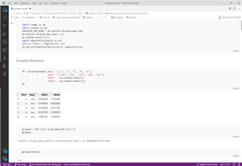 Notebooks At Microsoft Visual Studio