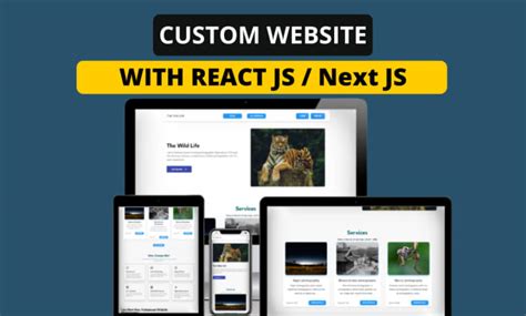 be your react js or next js web developer by nesar an fiverr