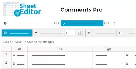 Wp Sheet Editor Comments Pro 1 1 38 Clube Gpl