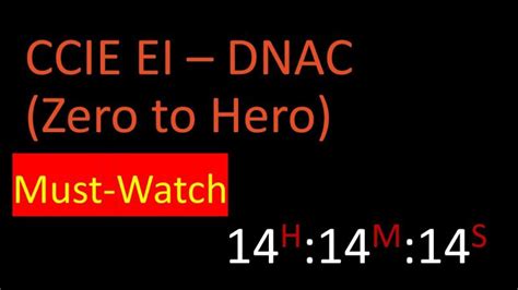 Ratnesh K On Linkedin Ccie Ei Dnac Zero To Hero Must Watch