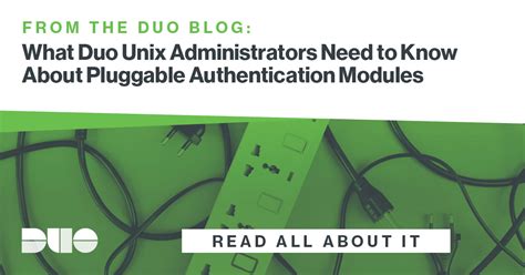 what duo unix administrators need to know about pluggable
