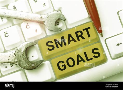 Writing Displaying Text Smart Goals Concept Meaning Mnemonic Used As A