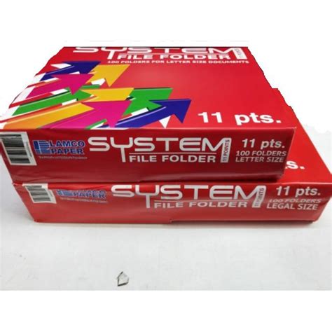 100pcs White Folder 11pts Short White Folder Long White Folder Shopee