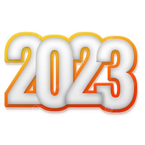 2023 3d文字效果 2023剪貼畫 2023 2023年新年快樂素材圖案，psd和png圖片免費下載