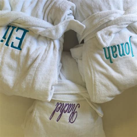 Monogram Robe Etsy