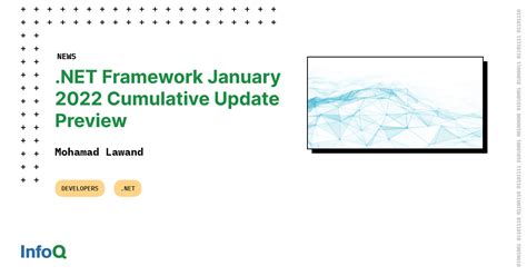NET Framework January Cumulative Update Preview InfoQ