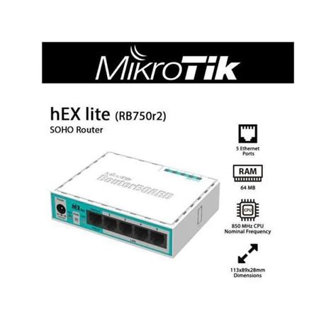Mikrotik RB R Routerboard HEX Lite Lazada Indonesia