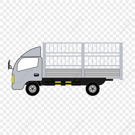 밝은 회색 트럭 클립 아트truck자재 트럭돼지 트럭 Png 일러스트 무료 다운로드 Lovepik