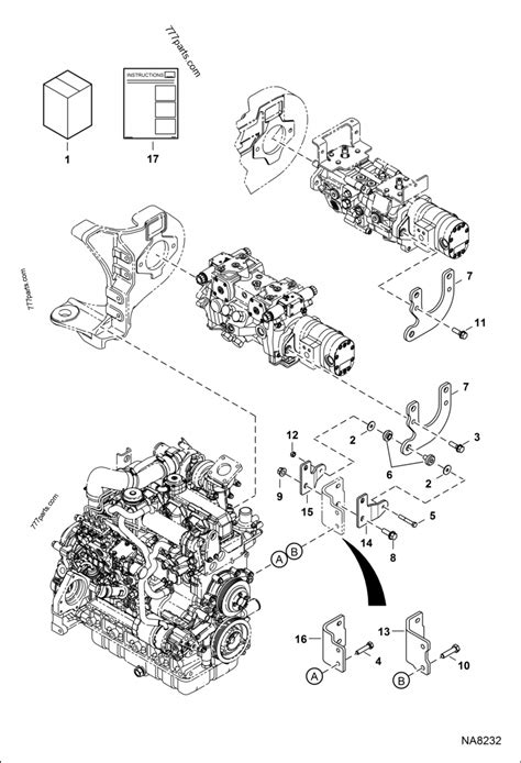 Isolator Mount Kit Fabricated Mounts Loaders Bobcat S650 A3nv11001 And Above A3nw11001