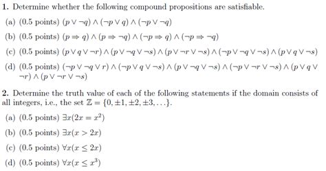 Solved 1 Determine Whether The Following Compound