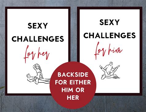 Valentine Sex Game Sex Challenges Printable Kinky Game For Couples Valentine Gift