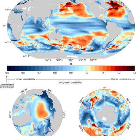Scaling Exponent α Of Sterodynamic Sea Level Fluctuations Estimated