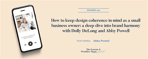 130 how to keep design coherence in mind as a small business owner a