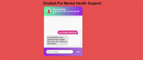 Chatbot For Mental Health Devpost