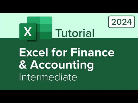 Free Video Excel For Finance And Accounting Intermediate Tutorial