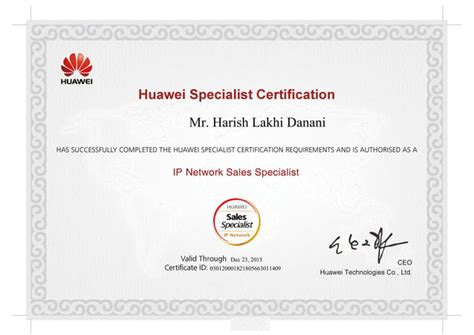 Huawei Certificate Networking Ppt