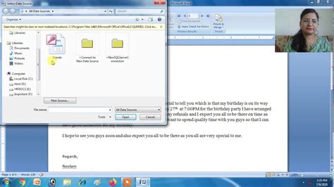 cbse ca computer application class 7 practical 1 mail merge ch 2 youtube