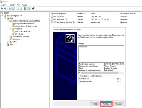 Configurar Dhcp Failover Cluster En Ms Windows Server 2016 Ragasys Sistemas