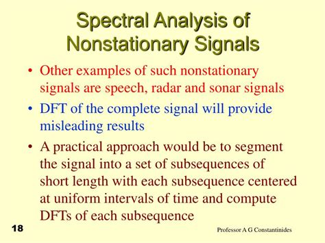 Ppt Spectral Analysis Powerpoint Presentation Free Download Id1273525
