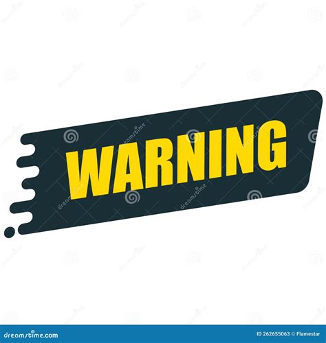 Warning Expression Pop Art Comic Speech Bubble Stock Vector Illustration Of Banner Sign