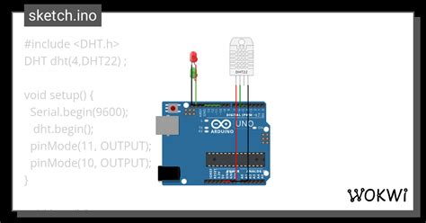 Alat Ukur Suhu Dan Kelembaban Wokwi Esp32 Stm32 Arduino Simulator