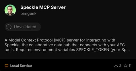 Speckle Mcp Server Mcp Servers · Lobehub