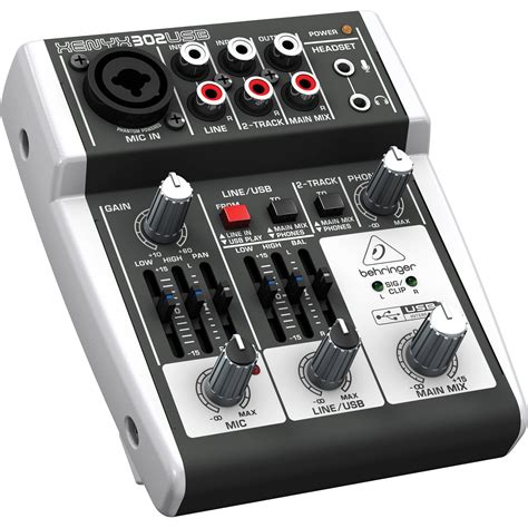 Behringer Xenyx 302usb 5 Input Compact Mixer And Usb 302usb Bandh