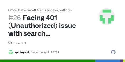 Facing 401 Unauthorized Issue With Search Functionality · Issue 26 · Officedevmicrosoft